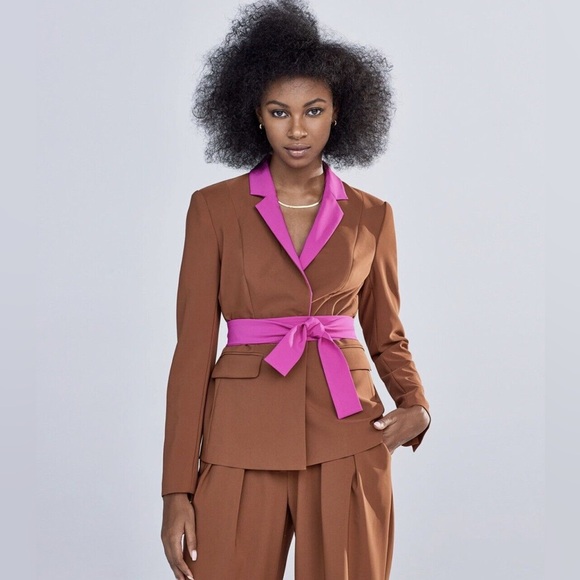 gabrielle union | Jackets & Coats | Gabrielle Union Blazer With Tie ...